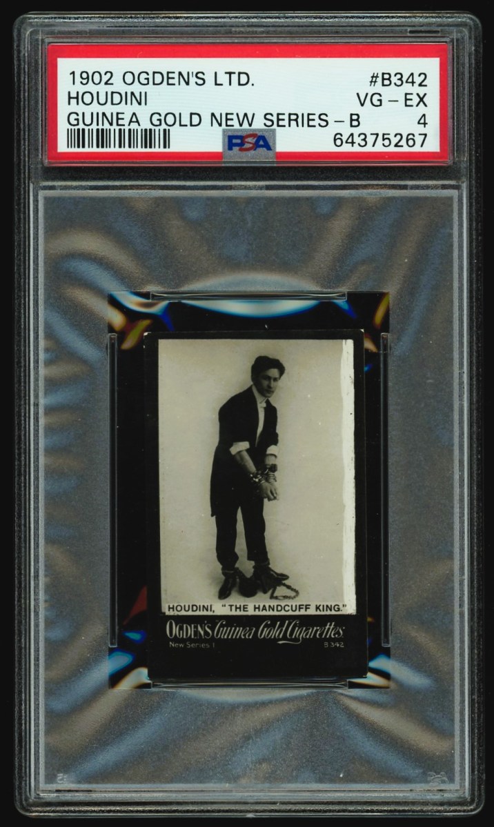 Ogden’s Guinea Gold Cigarettes Offers Harry Houdini’s First Card – Pre ...