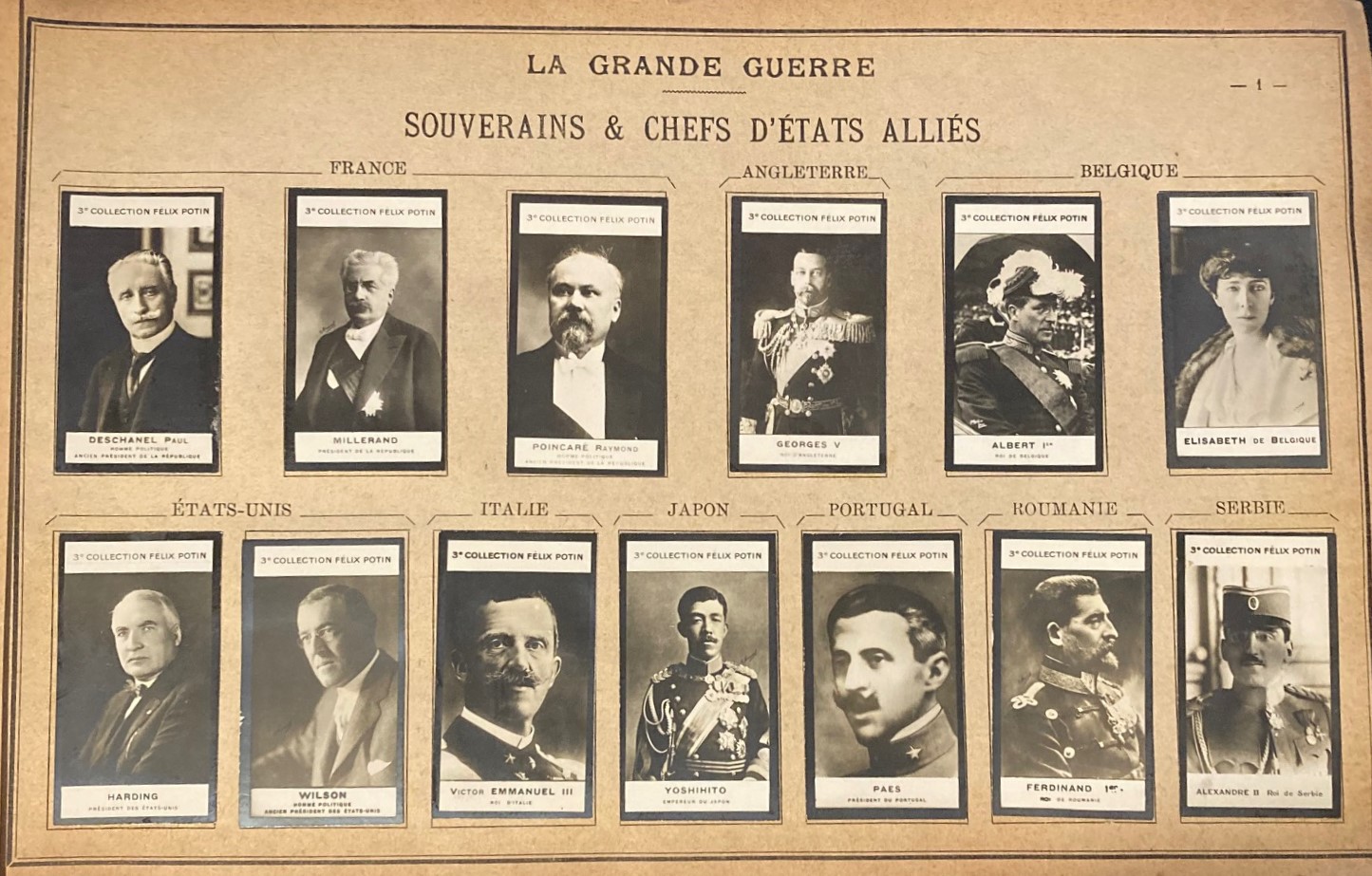 Felix Potin Cards: 1922 Contemporary Celebrities Series 3 Set (Part 4 ...