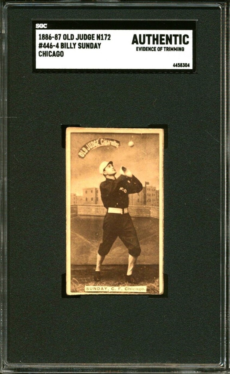 Revisiting Billy Sunday in the Old Judge Baseball Card Set – Pre-War ...