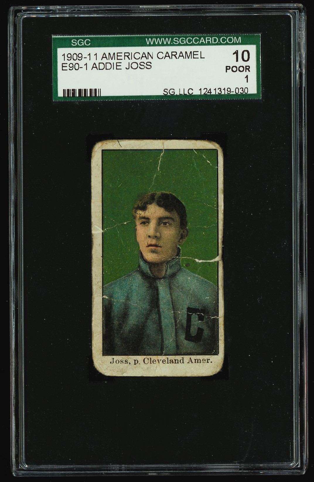 Addie Joss – Portrait – Pre-War Collector