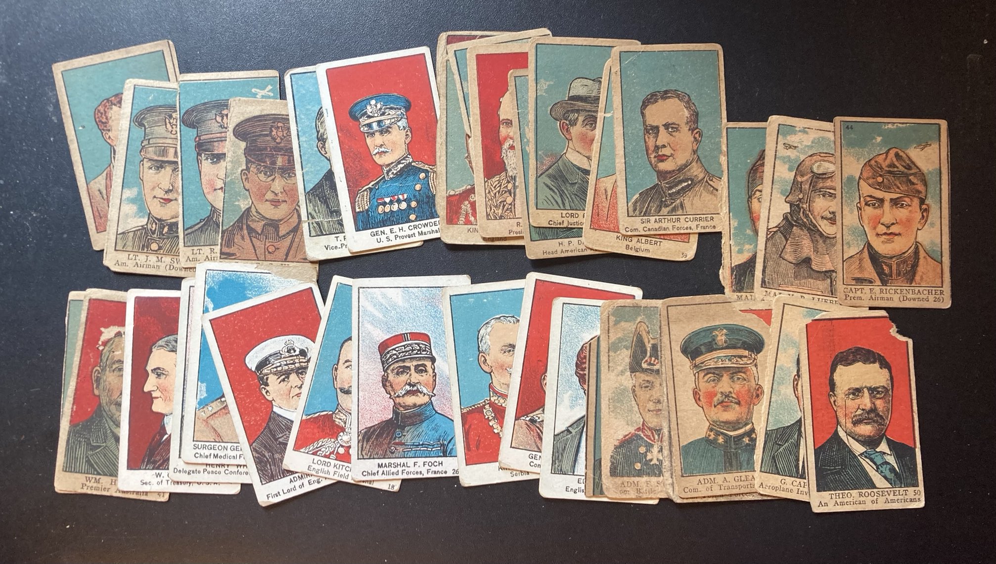 War! The Massive 1920s W545 Strip Card Set Focused on World War I – Pre ...